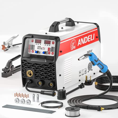 ANDELI MIG Welder,250Apm MIG Welder MIG/Lift Tig/Stick 3-In-1 ...