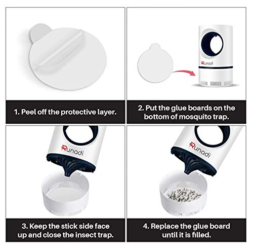 RUNADI Mosquito Killer - Indoor Insect Killer for Mosquitoes, Fruit ...