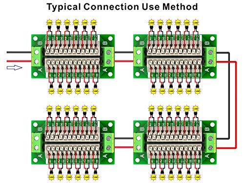16Amp AC/DC 2x12 Position Terminal Block Distribution Module | Pricepulse