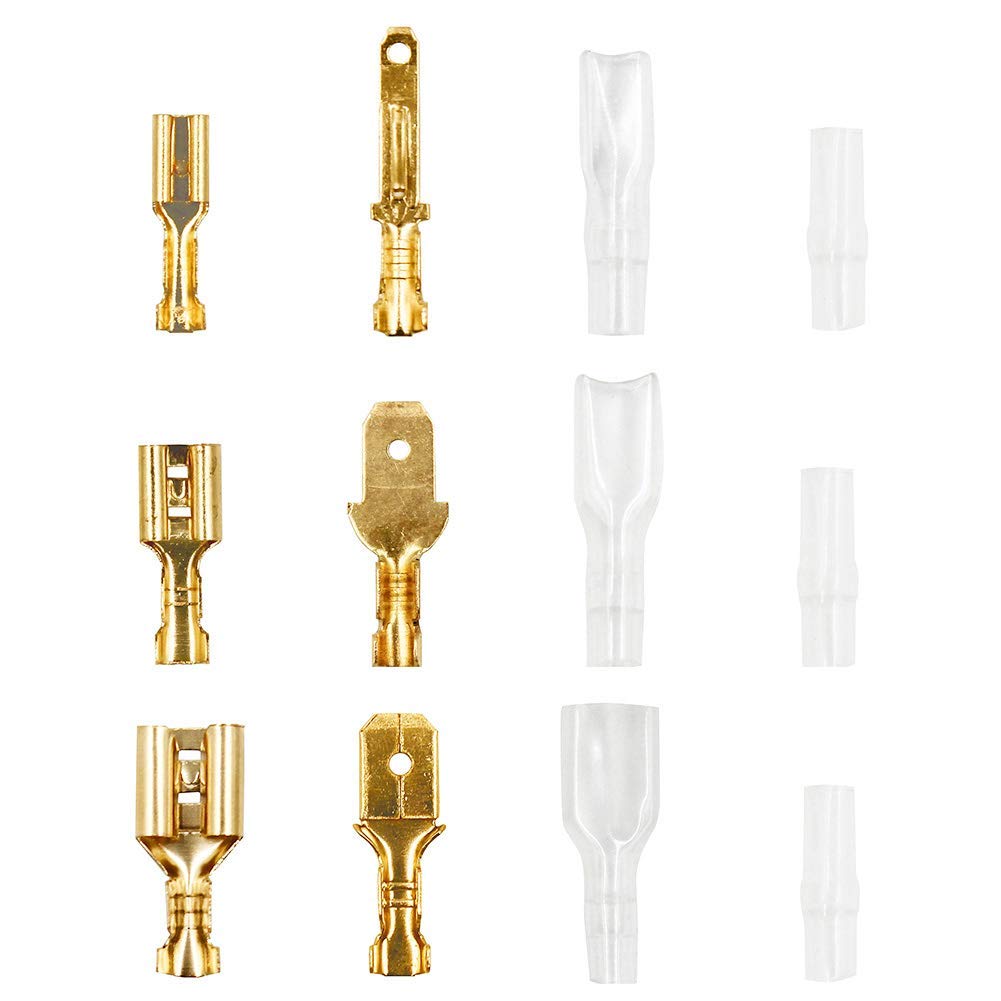 Instalación eléctrica Terminales Macho Hembra Kit Conector Cable ...