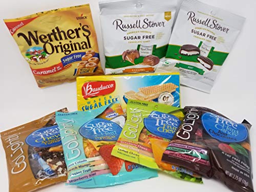 Sugar Free Candy & Snack Assortment – 8 Different Packs of Sugar Free ...