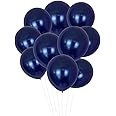 Amazon.com: 200 Pack Navy Blue Balloons 5 Inch Chrome Round Helium ...