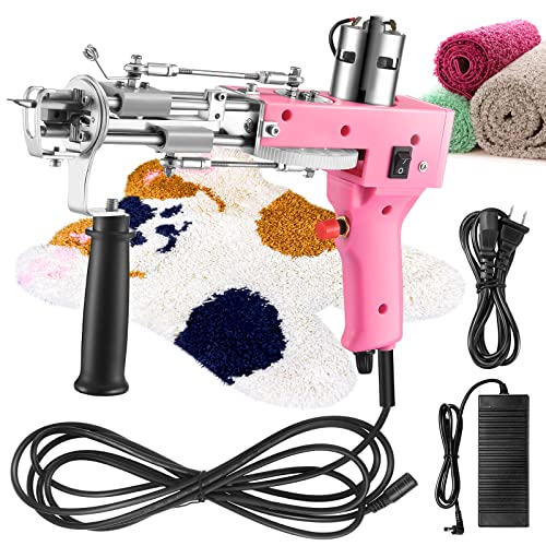 Cut Pile Rug Loop Tufting Gun 100V-240V Rug Gun Electric Carpet Weaving ...