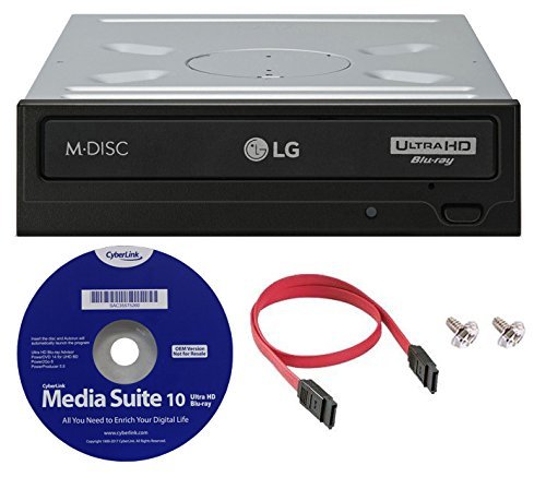 LG WH16NS60 16x Internal Blu-ray BDXL M-Disc Drive (with Ultra HD 4K ...