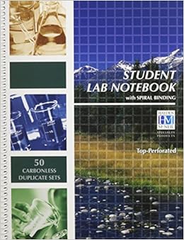 Student Lab Notebook with Spiral Binding: Hayden McNeil: 9781429238625 ...