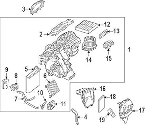 Amazon.com: Mercedes-Benz 166 830 00 58, A/C Evaporator Core: Automotive