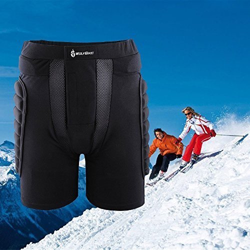 Wolfbike 3D Padded Short Protective Hip Butt Pad Size L