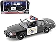Amazon.com: Motormax 1/24 CHP California Highway Patrol B&W Ford PI ...