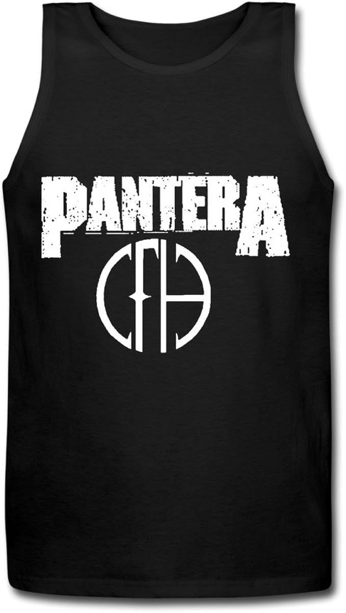 Black Heavy Metal Band Pantera Sleeveless Tank Top Men's XX-Large ...