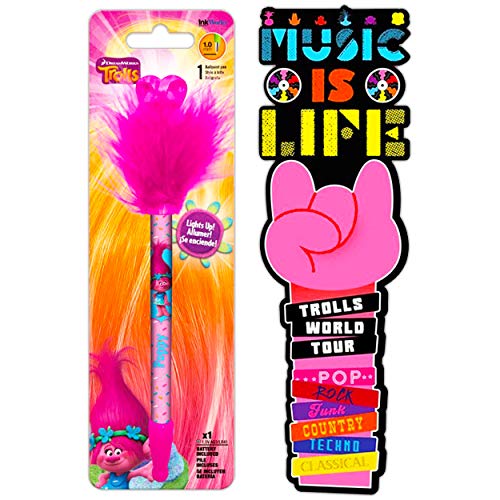 Buy DreamWorks Trolls World Tour Pen and Bookmark Set ~ Troll School ...