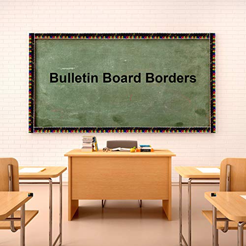 49 Feet Bulletin Board Borders School Themed Decorative Stickers ...