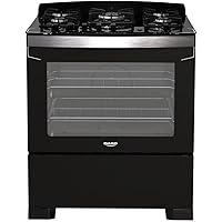 Fogão 5 Bocas Preto com Tripla Chama Dako Diplomata Mesa de Vidro | Amazon.com.br