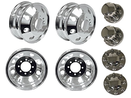 ZXLY 4PCS POLISHED ALUMINUM WHEELS/COVER COMPATIBLE WITH E350 E450 CITY ...