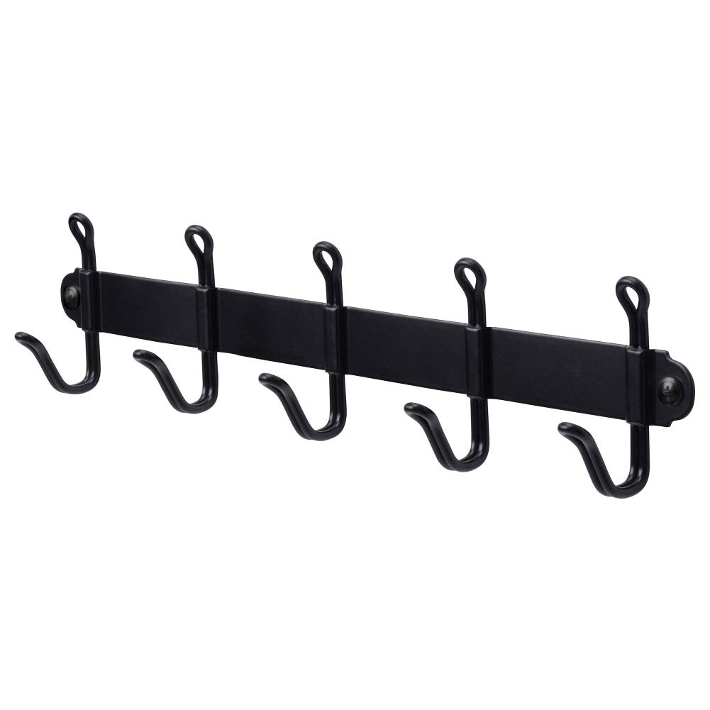Ikea Svartsjon Black 5 Hook Coat Hanger Clothes Rack Hats Towels ikea-svartsjon-black-5-hook-coat-hanger-clothes-rack-hats-towels