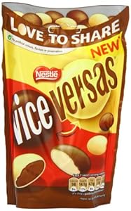 Nestlé Smarties Vice Versas Milk Chocolate 126 g (Pack of 12): Amazon ...