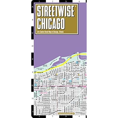 Chicago City Center Street Map - Laminated Travel Philippines | Ubuy