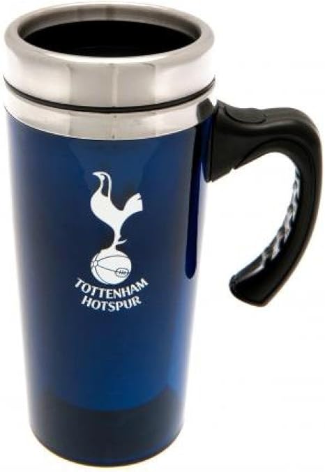 Official Tottenham Hotspur FC Aluminium Travel Mug: Amazon.co.uk ...