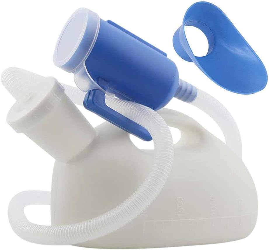 Urinal Unisex Bottle,SHCONG Plastic Emergency Mobile Urinal with Hand ...