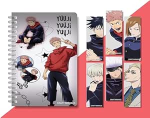 CRAFT MANIACS JUJUTSU KAISEN YUJI YUJI YUJI ITADORI A5 160 RULED PAGES ...