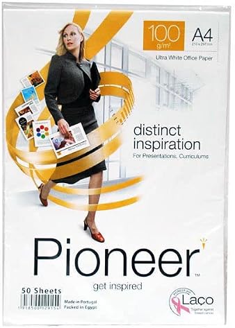 سعر Pioneer 100gm A4 Copy Paper 50 Sheets فى مصر | بواسطة امازون مصر ...