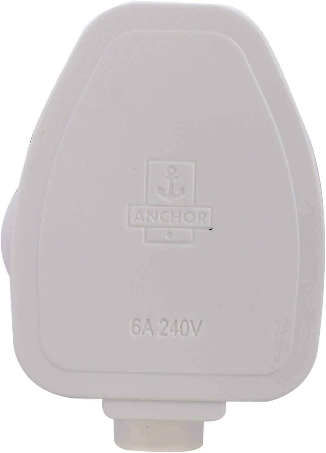 Anchor by Panasonic 6A 3 Pin Plug Top 240V. (White, Pack of 6) : Amazon ...
