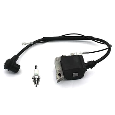 P SeekPro Módulo de Bobina de Encendido con bujía BM6A para Husqvarna ...