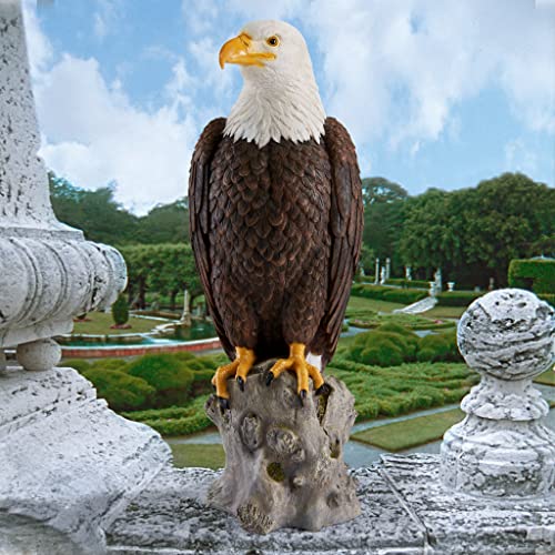 Design Toscano QM2810400 Majestic Mountain Eagle Outdoor Garden Statue ...