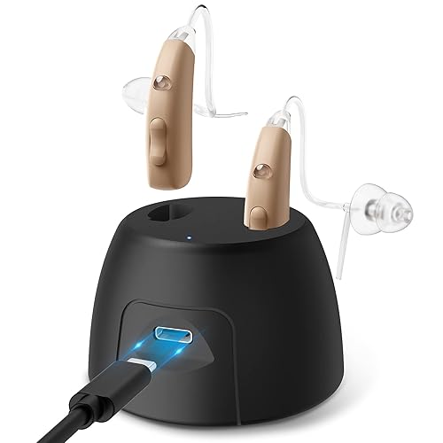 Hearing Aids for Seniors Rechargeable with Noise Cancelling, 16 Channel ...