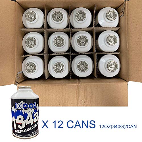 ICOOL R134a For Automotive AC Use 12oz Made In USA (12 Pack) on Galleon ...