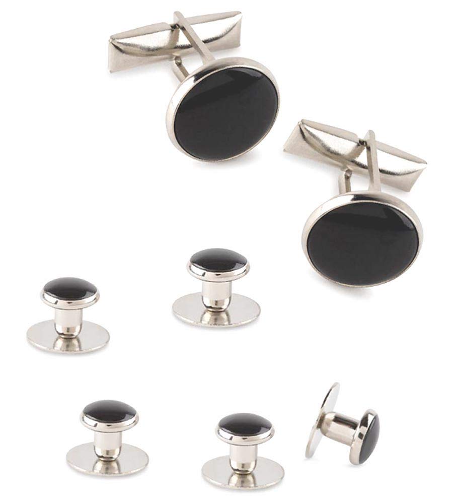 Tuxedo Shirt Buttons Set- Free Cuff Links: Amazon.in: Home & Kitchen