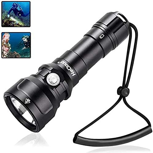 Professional Scuba Diving Torch 2000 Lumen Dive Flashlight Waterproof ...
