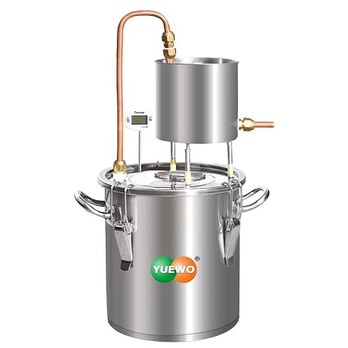 Alcohol Distiller Copper Tub Tri-Bottom Alembic Still for Moonshine ...
