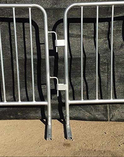 10 Galvanized Steel Barricade Crowd Control Heavy Duty Steel ONE Person ...