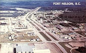 Aerial View of Town Fort Nelson, British Columbia Canada Original ...
