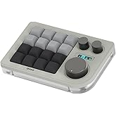Amazon.com: KEEBMONKEY Megalodon Triple Knob Macro Pad Programmable Designer Mini Keyboard 16 ...