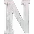 Amazon.com: Extra Large Wood Decor Letters Wood Distressed White ...