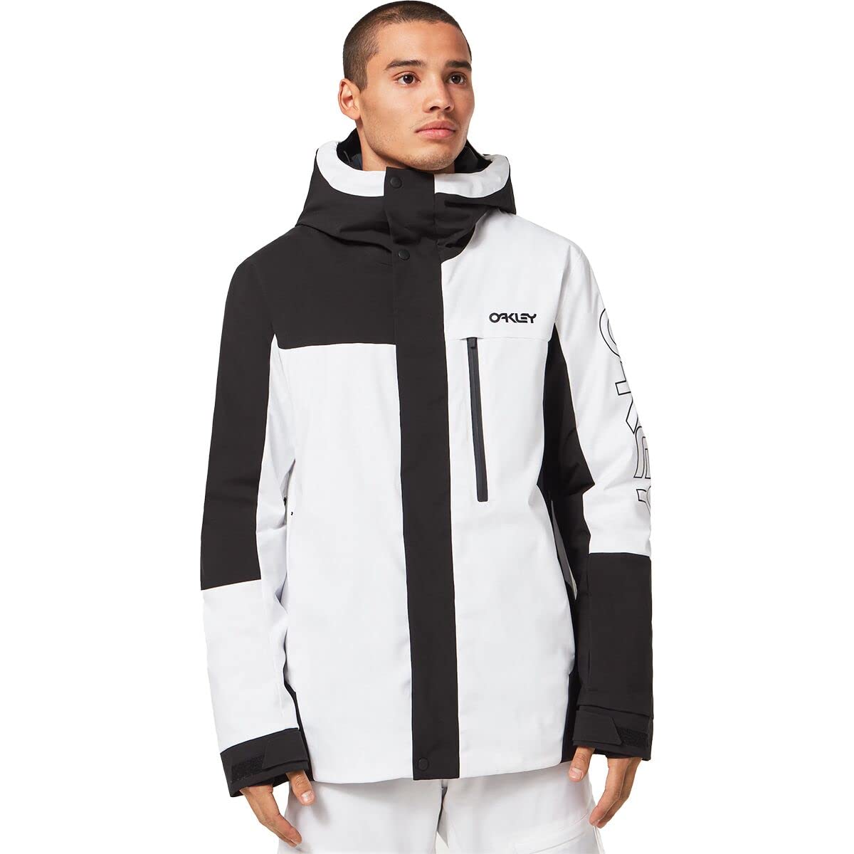 Oakley Unisex Oakley Tnp Tbt Insulated Tech Jacket, Black/White, X ...