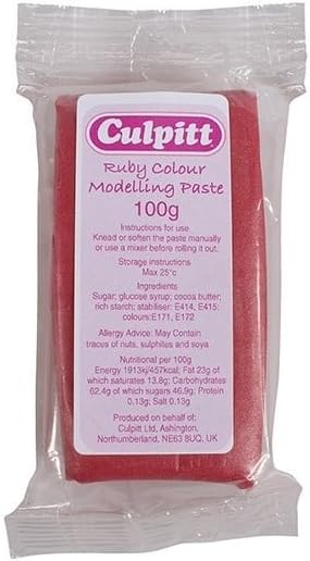 CULPITT Metallic Colour Food Modelling Pastes, Sugar Paste for ...