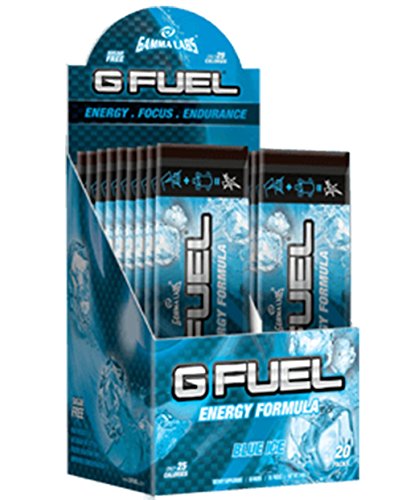 G Fuel Blue Ice Stick Pack Box (20 Servings) Elite Energy and Endurance ...