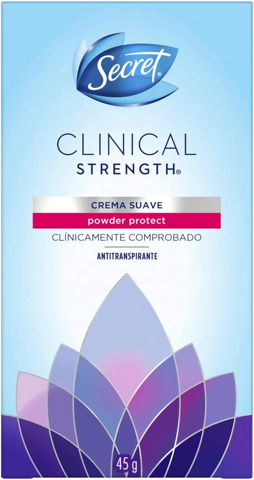 Secret Clinical Strength Powder Protect Crema Suave Antitranspirante 45 ...