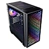CUK Micro Continuum mATX Gaming Desktop Case with Tempered Glass Door ...