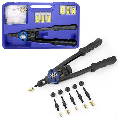 Buy Hand Rivet Tool Threaded Riv-Nut Riveter Heavy Duty Ergonomic Metal ...