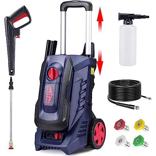 Dextra Electric Pressure Washer, 4000PSI 2.6 GPM Power Washer with Hose ...