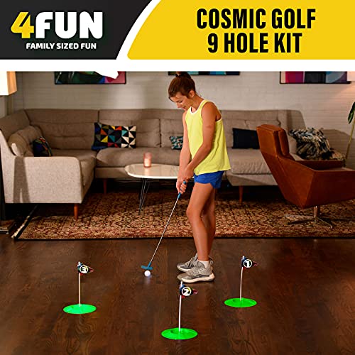 4Fun Mini Golf Set - Indoor Mini-Golf 9 Hole Course - Putt-Putt Golf ...