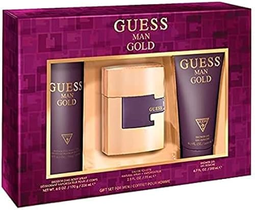 GUESS GOLD (M) SET EDT 75ML+200ML SG+226ML BODY SPRAY (NEW) price in ...