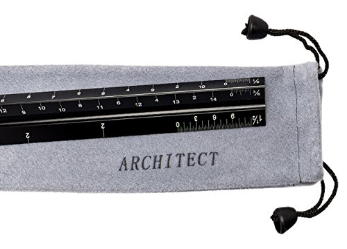 Buy Avant Design 12" Architectural Scale Ruler with Carrying Pouch ...