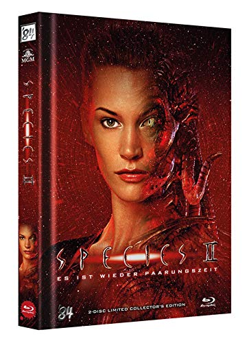 Species 2 + DVD 2-Disc Limited Collectors Edition Mediabook Cover B - limitiert auf 333 Stk. Blu ...