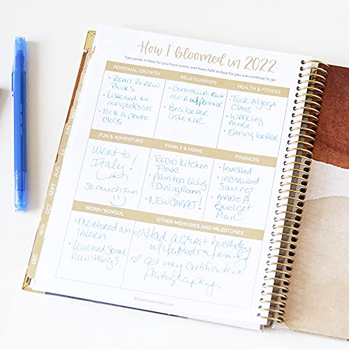 bloom daily planners 2022 Hardcover Calendar Year Goal & Vision Planner ...