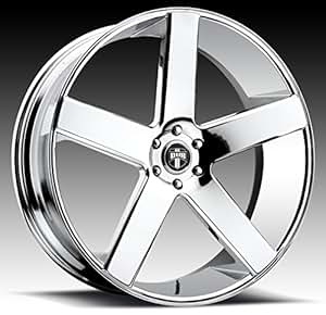 Amazon.com: DUB Baller 24 Chrome Wheel / Rim 5x120 with a 20mm Offset ...