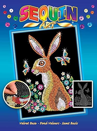 Amazon.com: Sequin Art Blue Series Hare Sparkling Arts and Crafts Kit ...